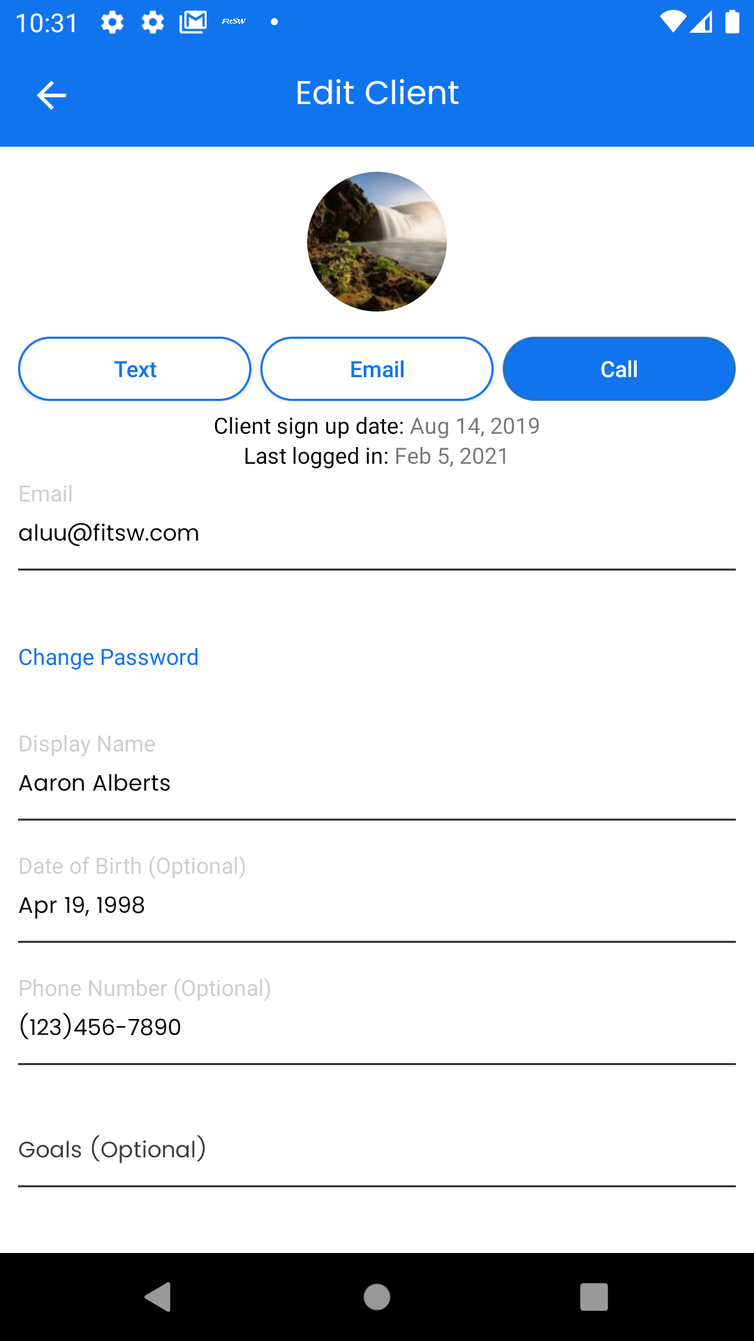 How To Change Your Clients Password (Android)