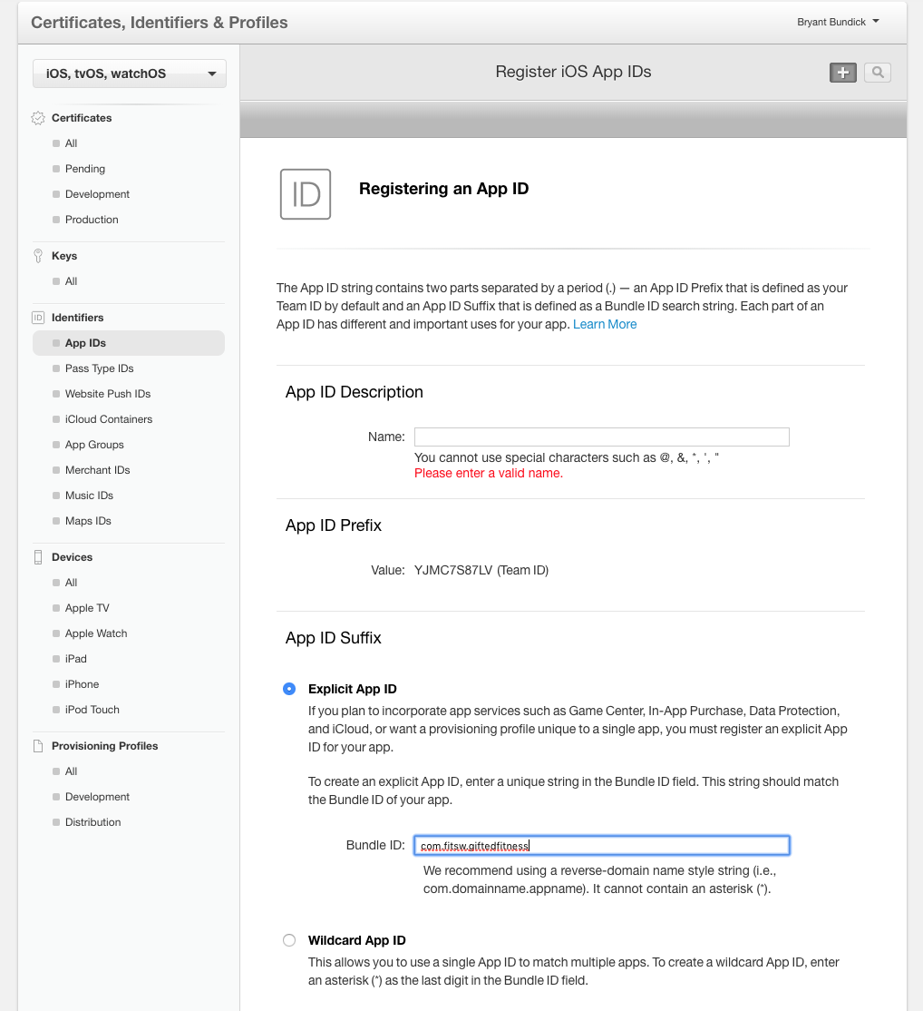 How To Create A Bundle Id For Custom App Ios Help Center